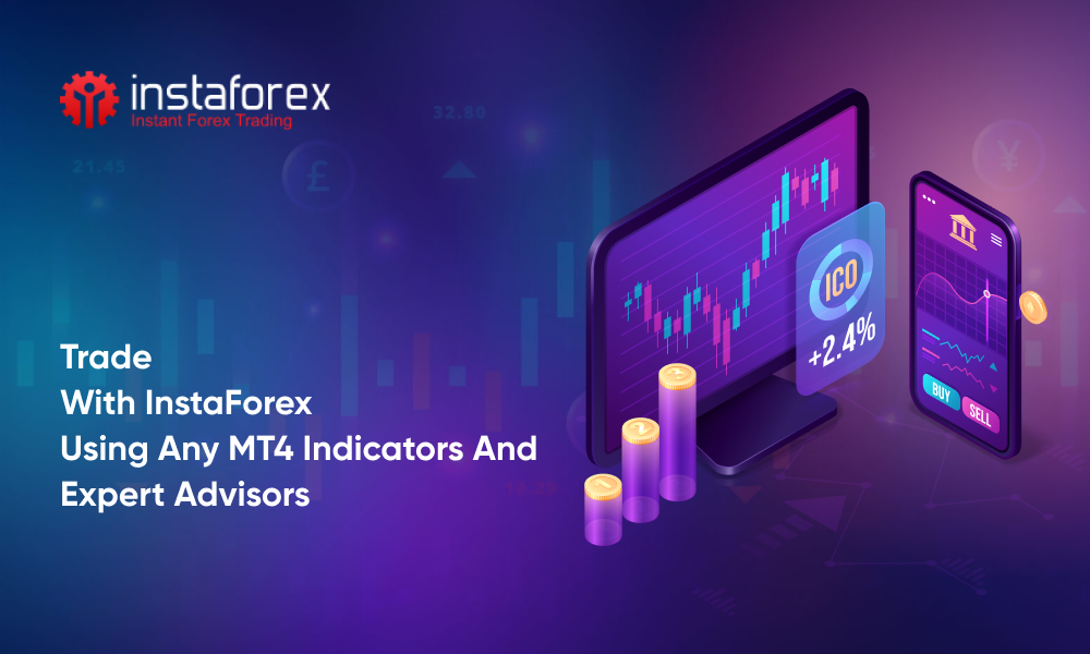 Trade with InstaForex using any MT4 indicators and expert advisors